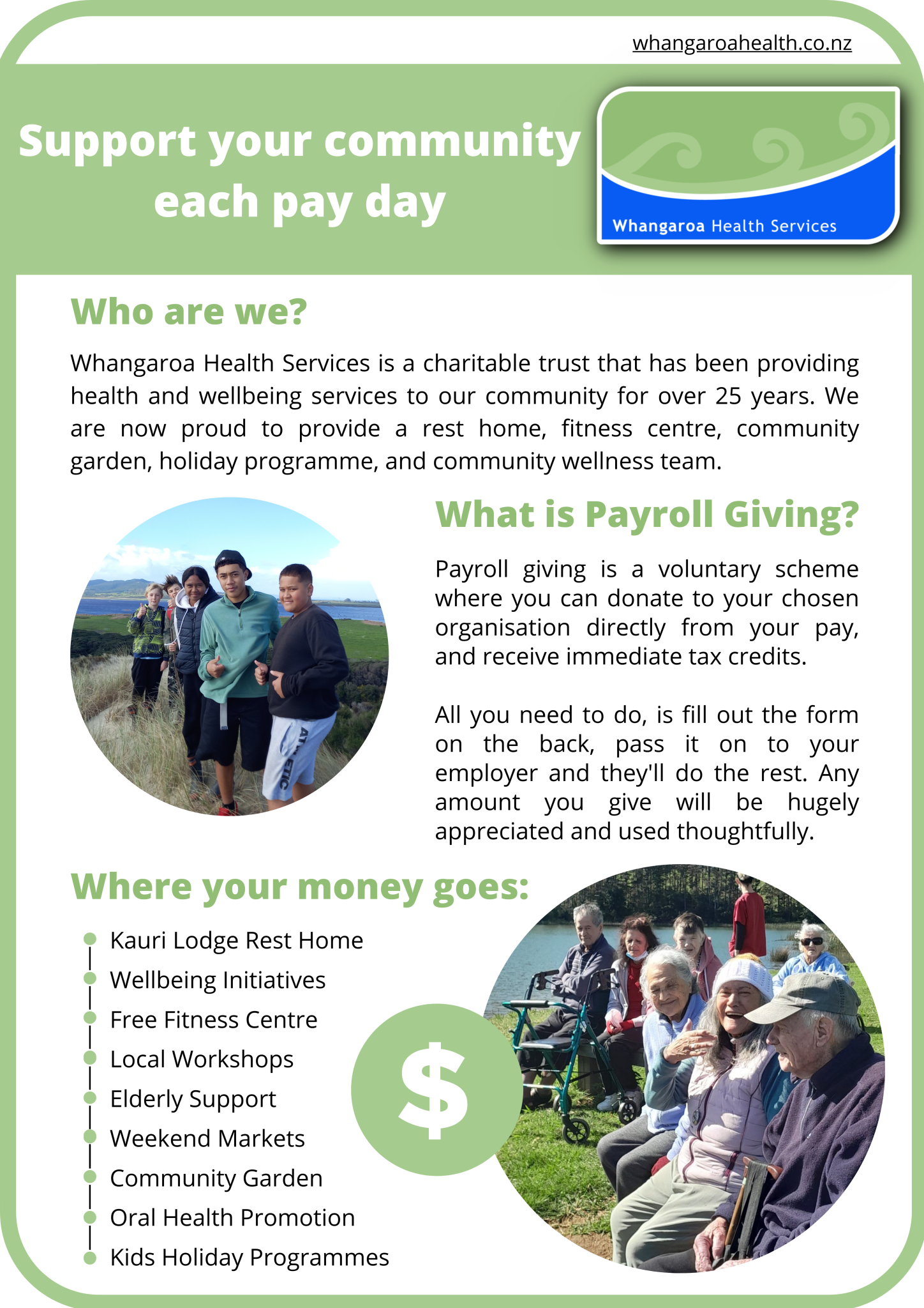 Payroll Giving – Whangaroa Health